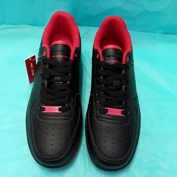 Phat Farm | Shoes | Nib Mens Phat Farm Lay Up Le Black And Red | Poshmark